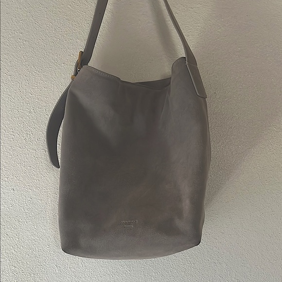 margot | Bags | Margot Light Sage Suede Tote Bag | Poshmark